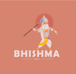 Bheem mascot logo Royalty Free Vector Image - VectorStock