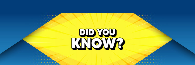 Did You Know Blue Vector Images (over 220)