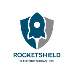 Rocket book logo template this design use Vector Image