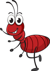 Smiling Ants Royalty Free Vector Image Vectorstock