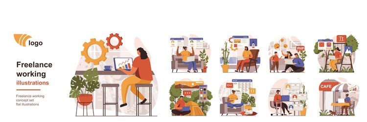 Person Working Vector Images (over 460,000)