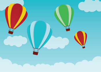 Balloons singles Royalty Free Vector Image - VectorStock