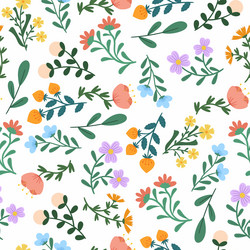 Elegant floral seamless pattern Royalty Free Vector Image