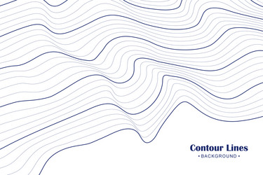 Abstract contour line background Royalty Free Vector Image