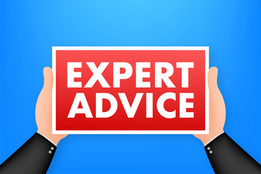 Expert advice icon business person presentation Vector Image