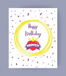 Happy Birthday Princess Poster Vector Images (over 860)