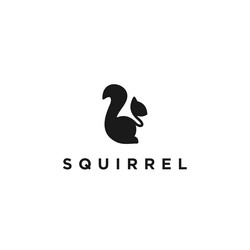 Squirrel phone logo icon designs Royalty Free Vector Image