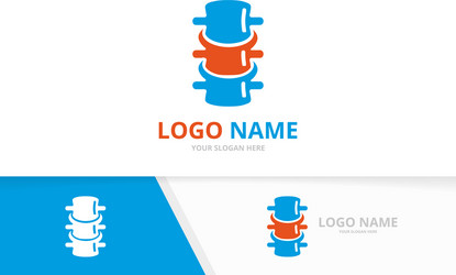 Normal disc and spinal herniation Royalty Free Vector Image