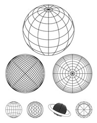 World Map Outline Globe Vector Images (over 32,000)