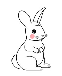 Rabbit Outline Drawing Vector Images (over 5,300)