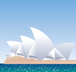 Sydney opera house australia Royalty Free Vector Image