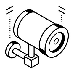 Cctv monitor Royalty Free Vector Image - VectorStock