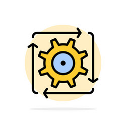 Workflow automation development flow operation Vector Image