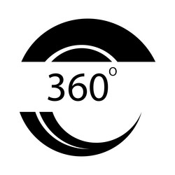360 degree logos Royalty Free Vector Image - VectorStock