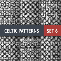 Celtic patterns set Royalty Free Vector Image - VectorStock