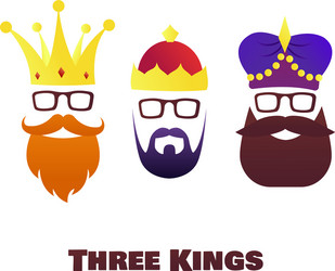 Three kings day Royalty Free Vector Image - VectorStock