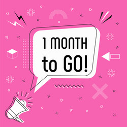 One Month to Go Vector Images (over 160)