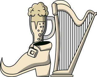 Saint patricks irish cartoons Royalty Free Vector Image