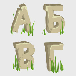 Russian alphabet set isolated Royalty Free Vector Image