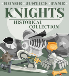 Knight poster knight poster Royalty Free Vector Image