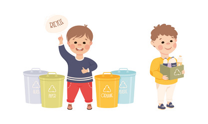 Boy Dustbin Vector Images (over 250)