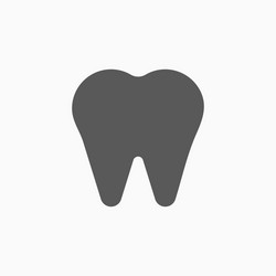 Tooth icon Royalty Free Vector Image - VectorStock