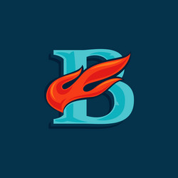B Fire Flame Letter Lettering Logo Vector Images (over 210)