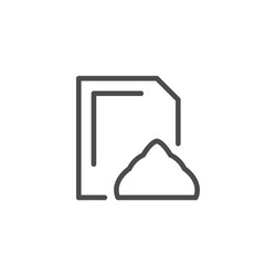 Milk powder canned and spoon icon Royalty Free Vector Image