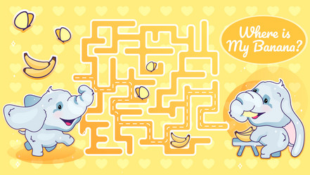 Maze with cartoon chef character with taco Vector Image