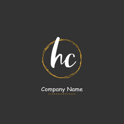Hc Initial Handwritten Vector Images (over 130)