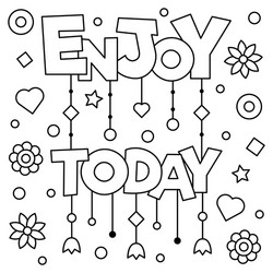 Cute kawaii little axolotl coloring page Vector Image