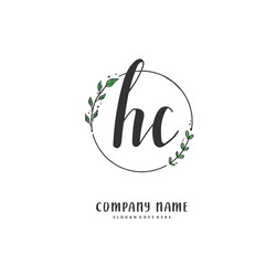 Hc Initial Handwritten Vector Images (over 130)