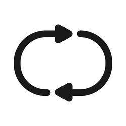 Repost or reshare icon social media Royalty Free Vector