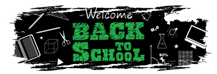 Welcome to school Royalty Free Vector Image - VectorStock
