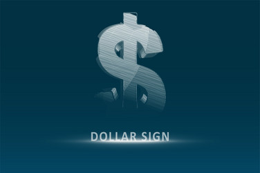 Abstract dollar sign Royalty Free Vector Image
