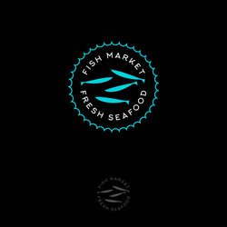 Fish trade logo Royalty Free Vector Image - VectorStock