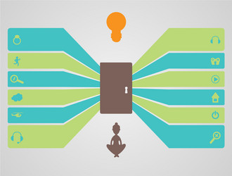 Complete set banners and ribbons Royalty Free Vector Image