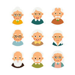 Elderly people hospital infographics Royalty Free Vector