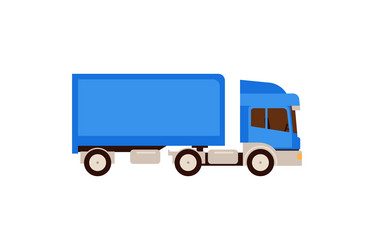 Cartoon Blue Lorry Vector Images (over 450)