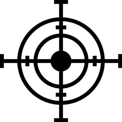Sniper Scope Symbol Vector Images (over 4,900)