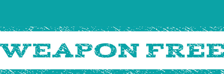 Weapon watermark stamp Royalty Free Vector Image