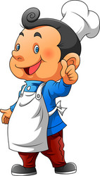 Boy chef cartoon Royalty Free Vector Image - VectorStock