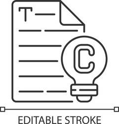 Content heart blue concept linear Royalty Free Vector Image