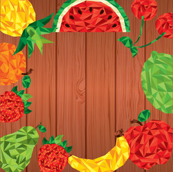 Abstract fruit Royalty Free Vector Image - VectorStock