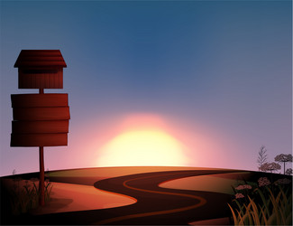 Sunset Road Vector Images (over 5,900)