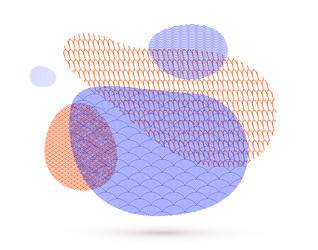 Oriental japanese style abstract fluid flow Vector Image