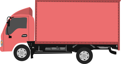 Truck box cargo Royalty Free Vector Image - VectorStock