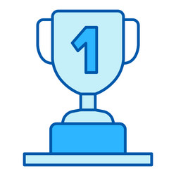First place golf winner 2 Royalty Free Vector Image