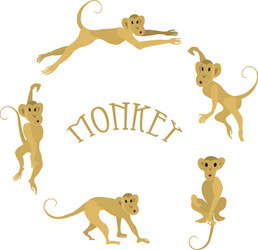 Monkeys Vector Set Vector Images (over 15,000)