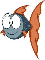 Funny fish Royalty Free Vector Image - VectorStock